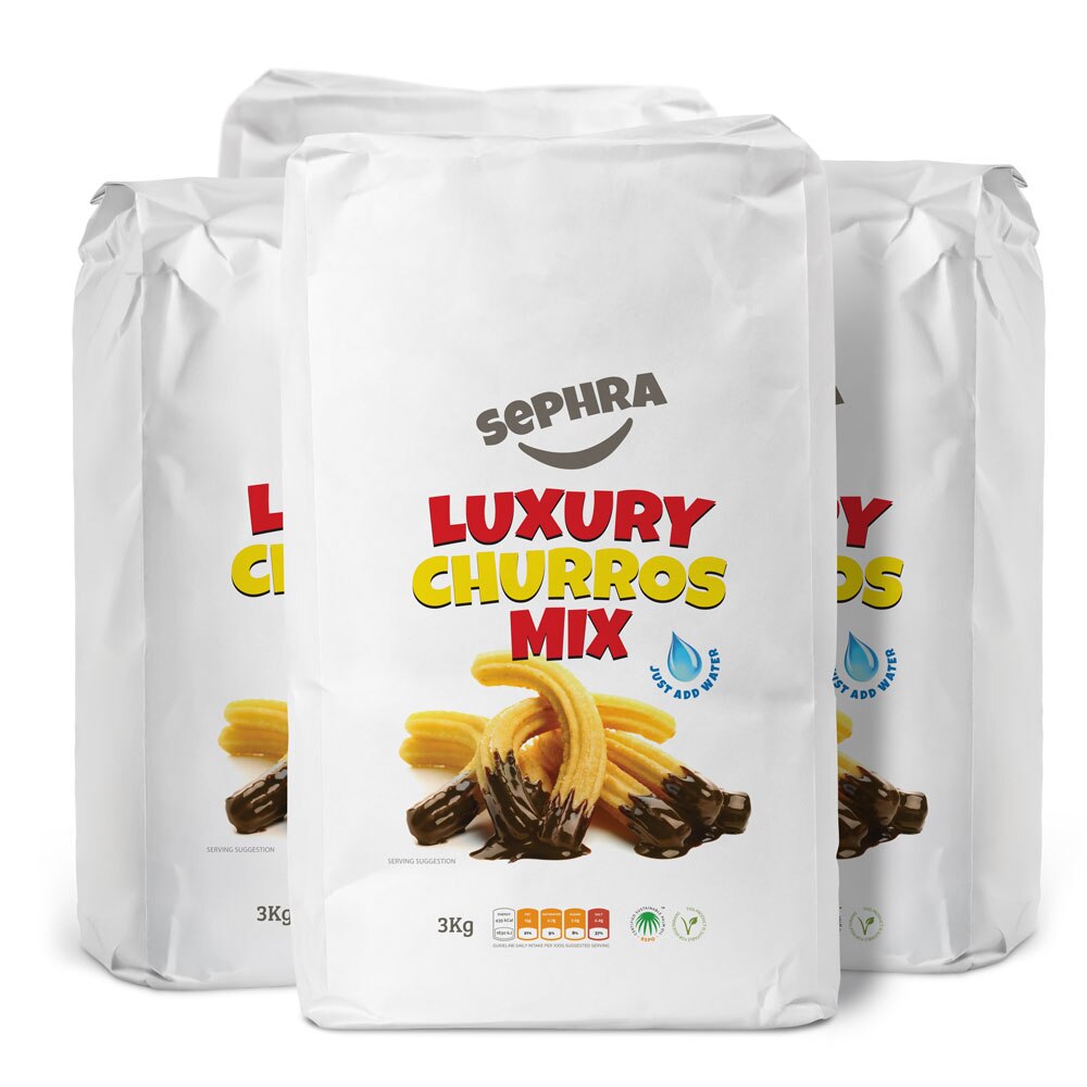 Sephra Churros Mix For Frying 4 x 3kg Case