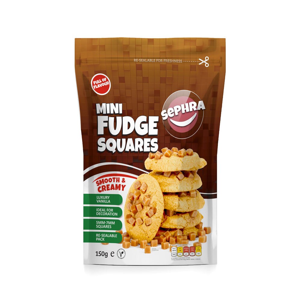 Sephra Mini Fudge Squares - 150g
